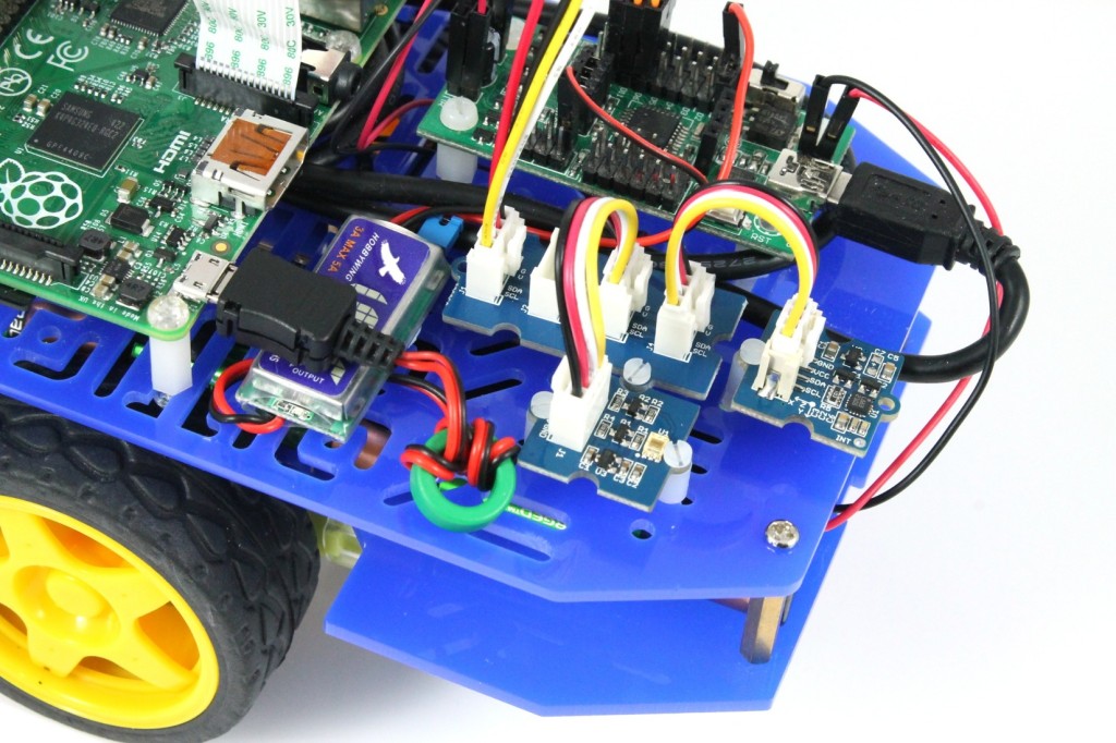 Adding Sensors to the Raspberry Pi Camera Robot Kit | Dawn Robotics Blog